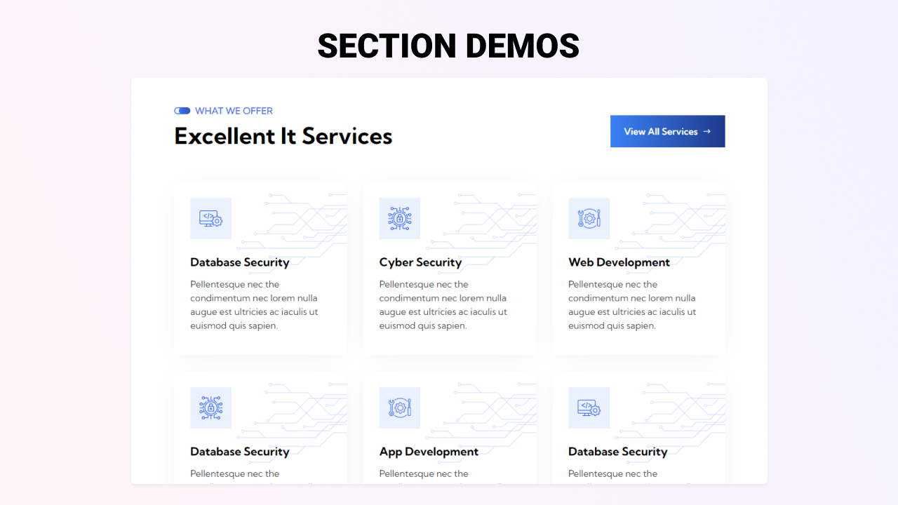 Xumi - Responsive TailwindCSS Service Section Template by ThemesBoss