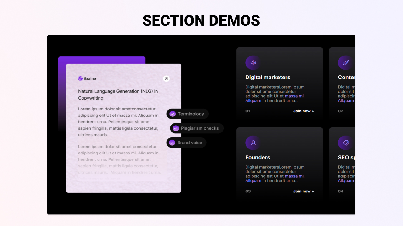 Xumi - Responsive TailwindCSS Service Section Template by ThemesBoss
