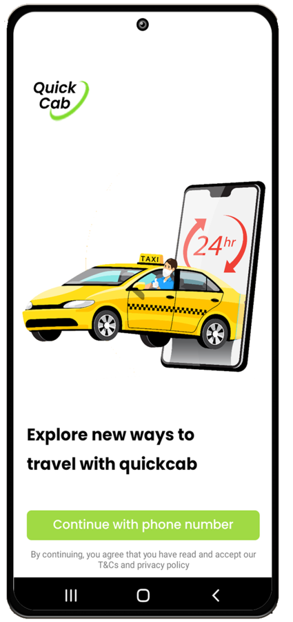 QuickCab - Ola Clone | Car Rental l Hire Taxi Online | Cab Booking iOS/Android App Template by ...