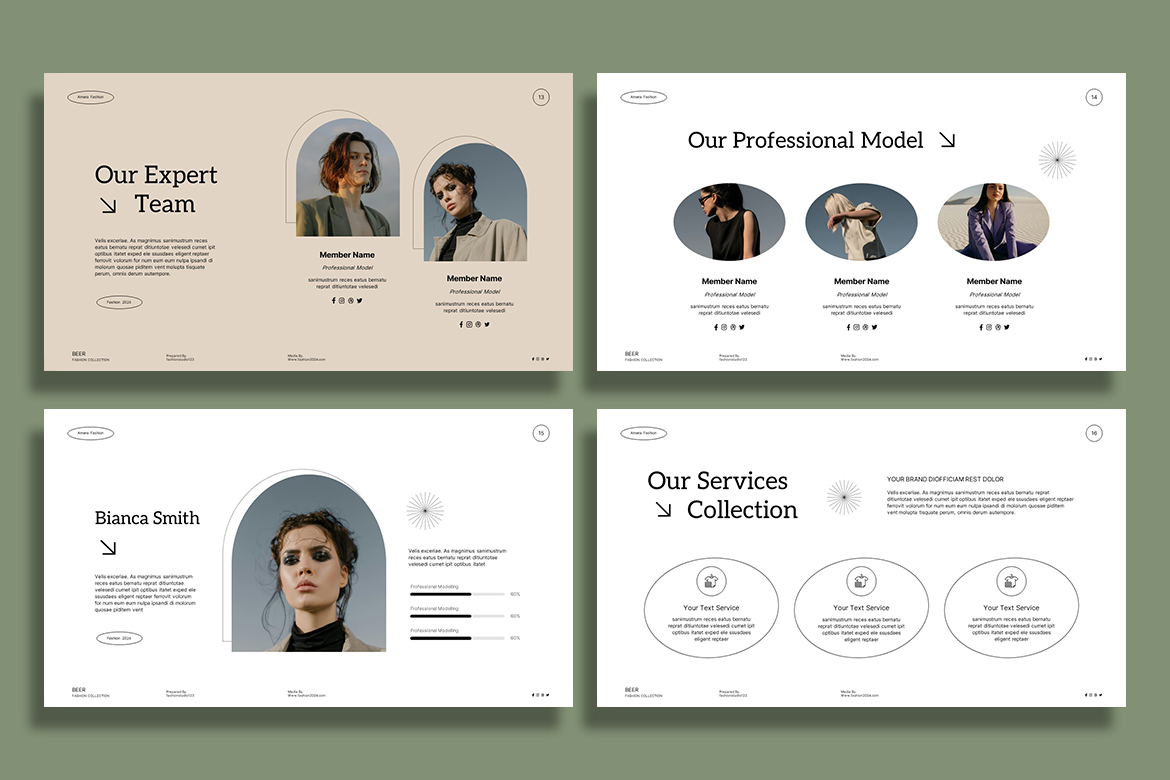 Amera - Fashion PowerPoint Template, Presentation Templates | GraphicRiver