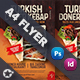 Doner Restaurant Flyer Templates, Print Templates | GraphicRiver