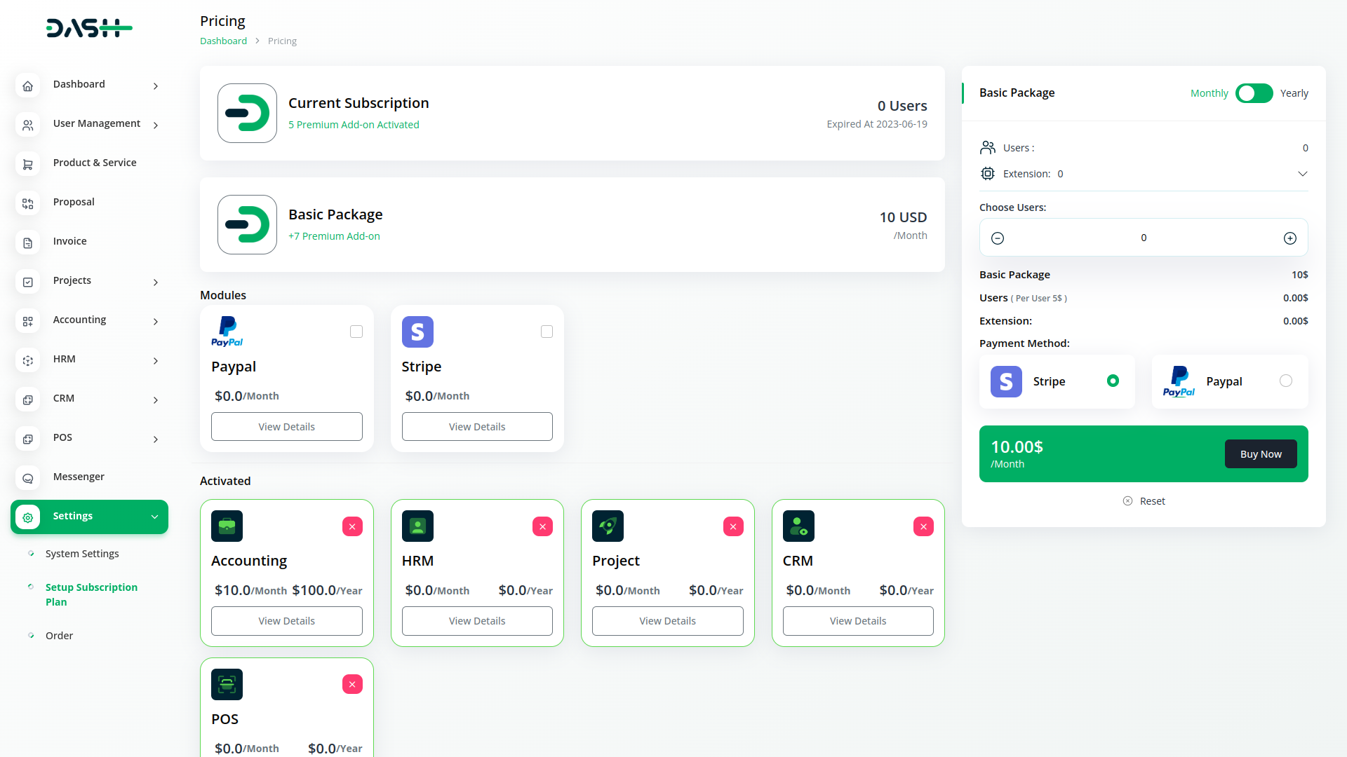 WorkDo Dash SaaS - Open Source ERP with Multi-Workspace by WorkDo | CodeCanyon