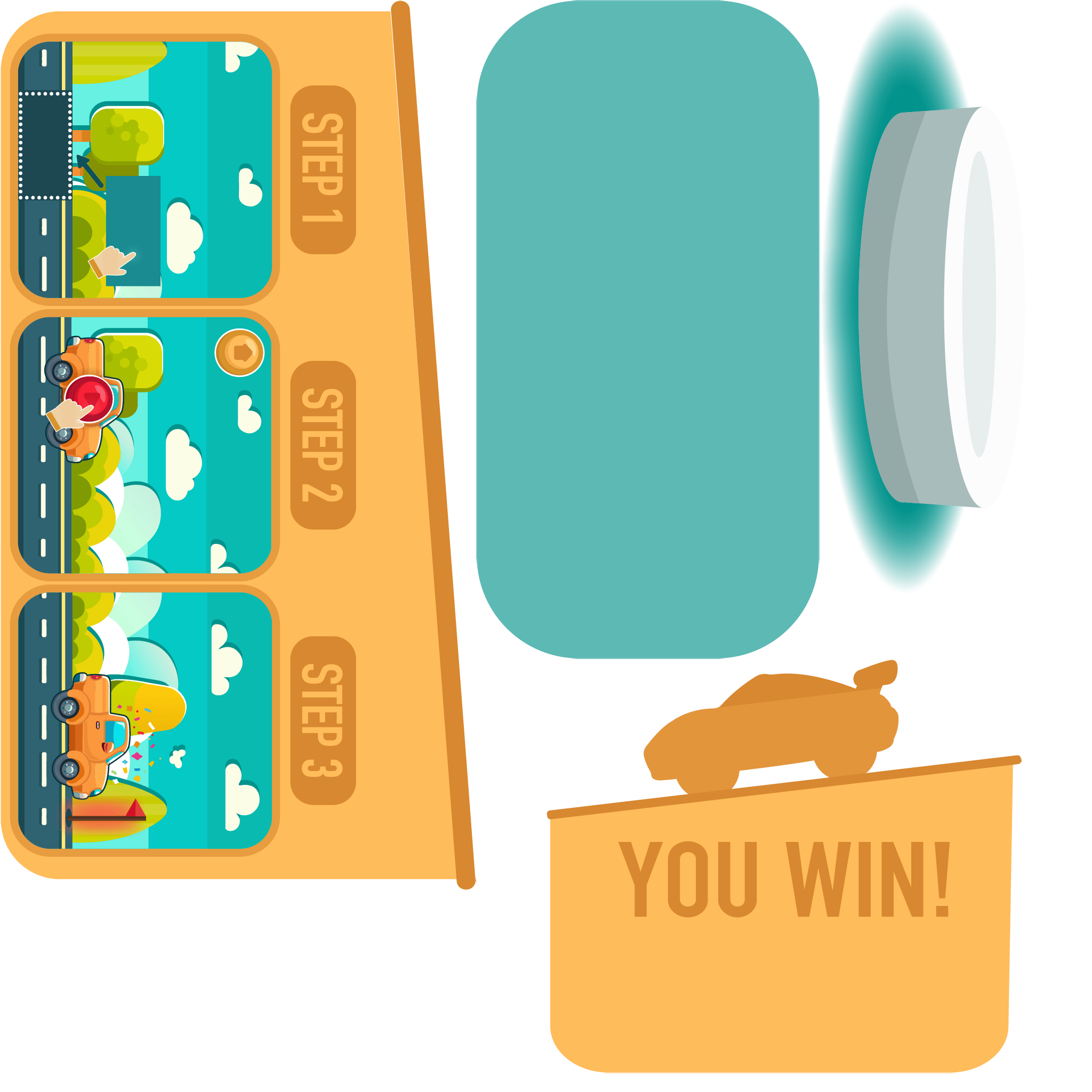 Car Road - HTML5 - Construct 3 by SquaredStudio | CodeCanyon