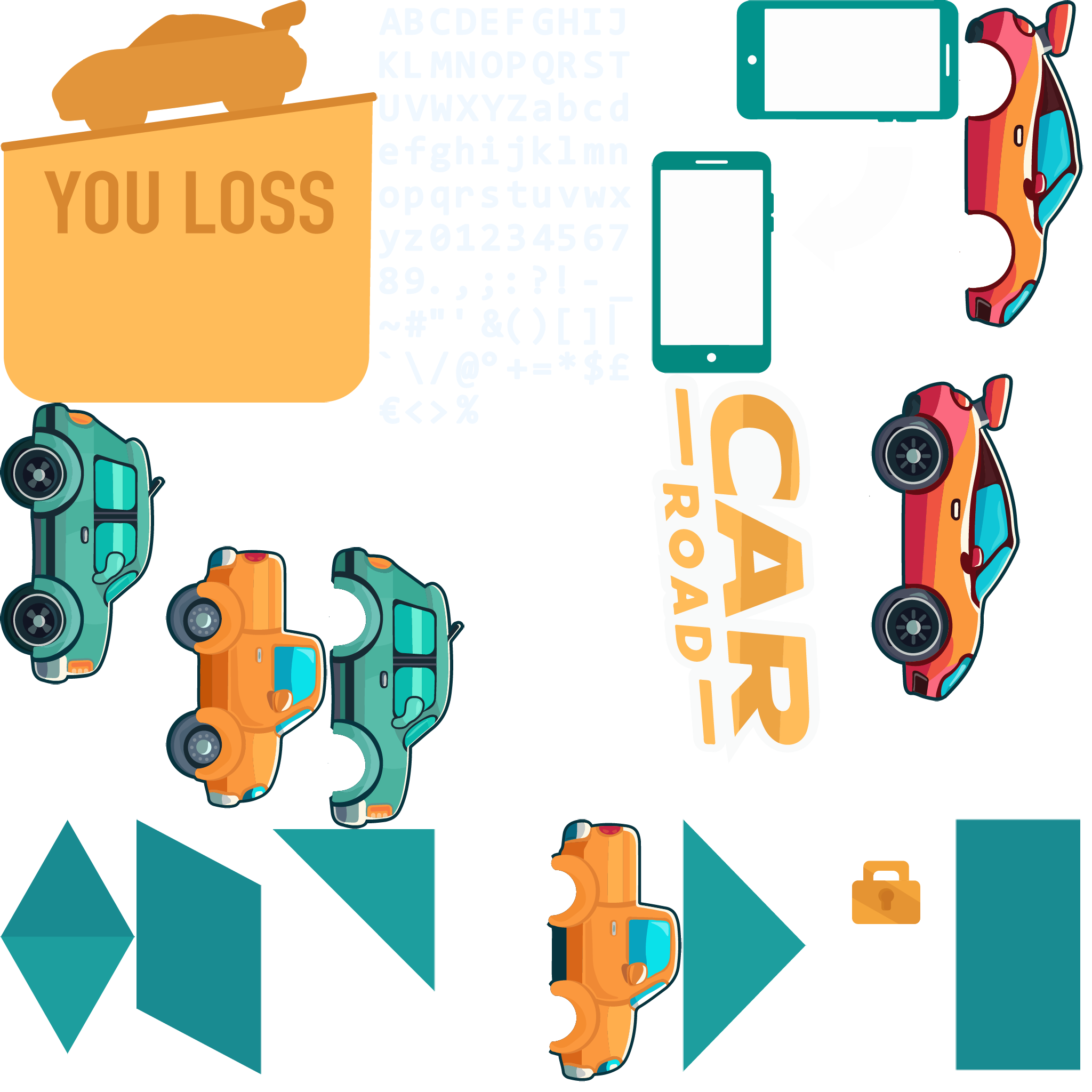 Car Road - HTML5 - Construct 3 by SquaredStudio | CodeCanyon