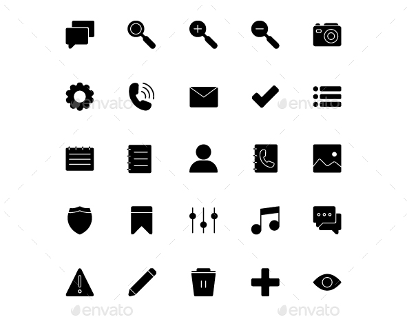 User Interface Icon set, Icons | GraphicRiver