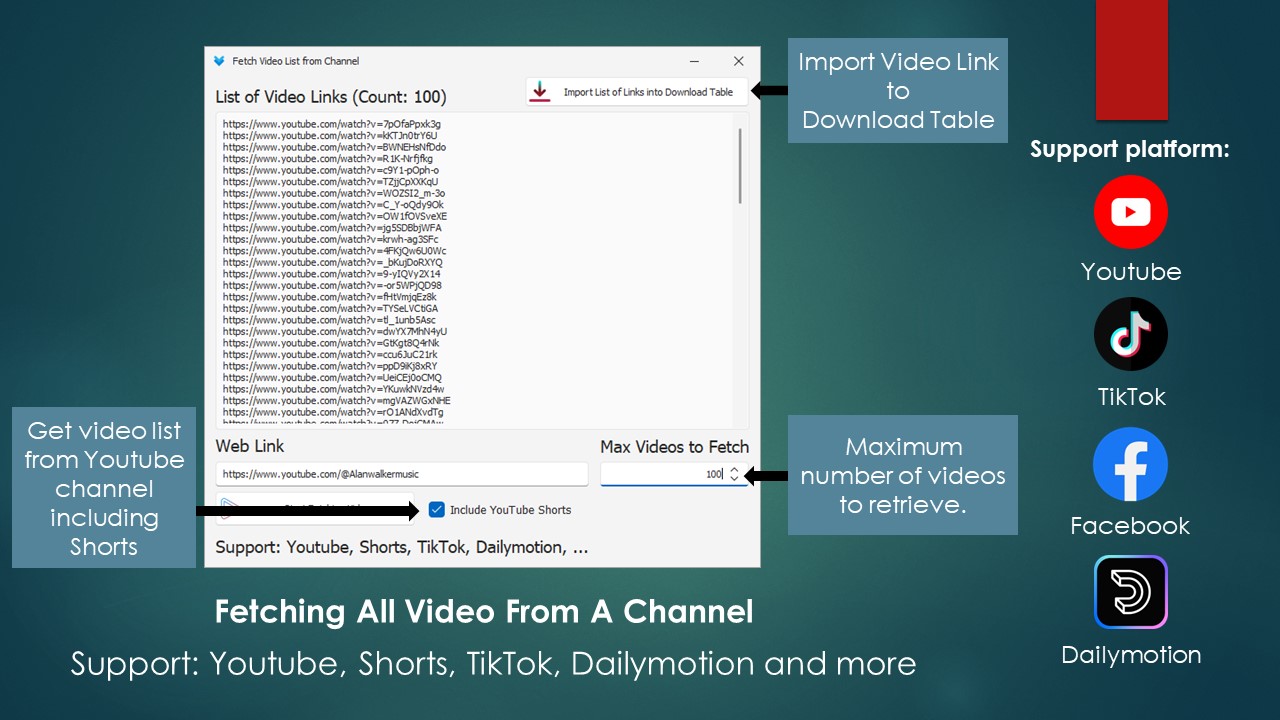 Video Downloader for Youtube, TikTok, Facebook, Dailymotion by Wilcode