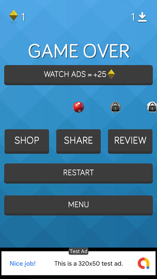 Bounce Fall Game Template by hobiron | CodeCanyon