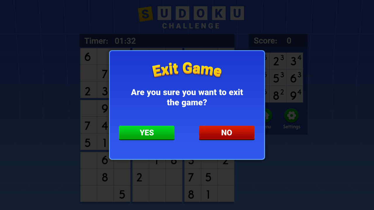 Sudoku Challenge - Sudoku Puzzle Game Android Studio Project with AdMob ...