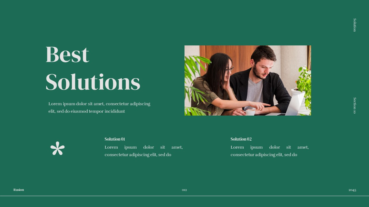 Green White Swiss Minimalist Digital Marketing Presentation ...