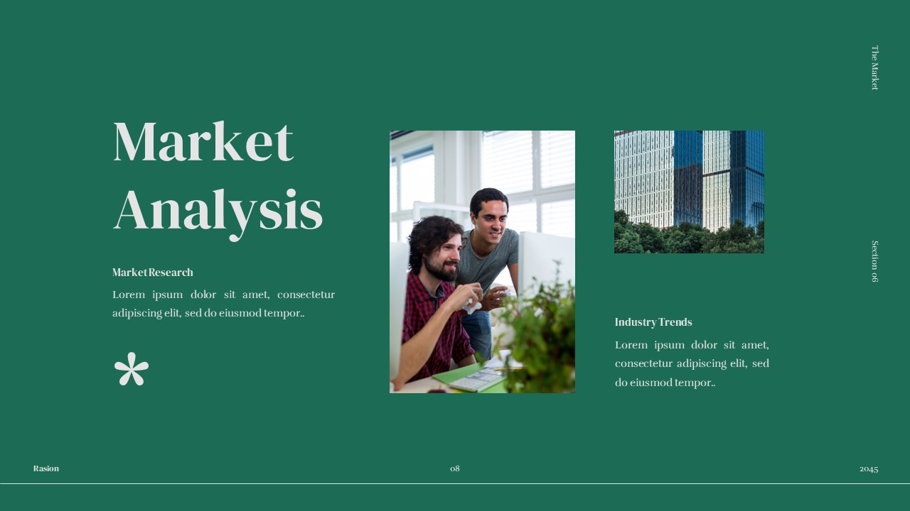 Green White Swiss Minimalist Digital Marketing Presentation ...