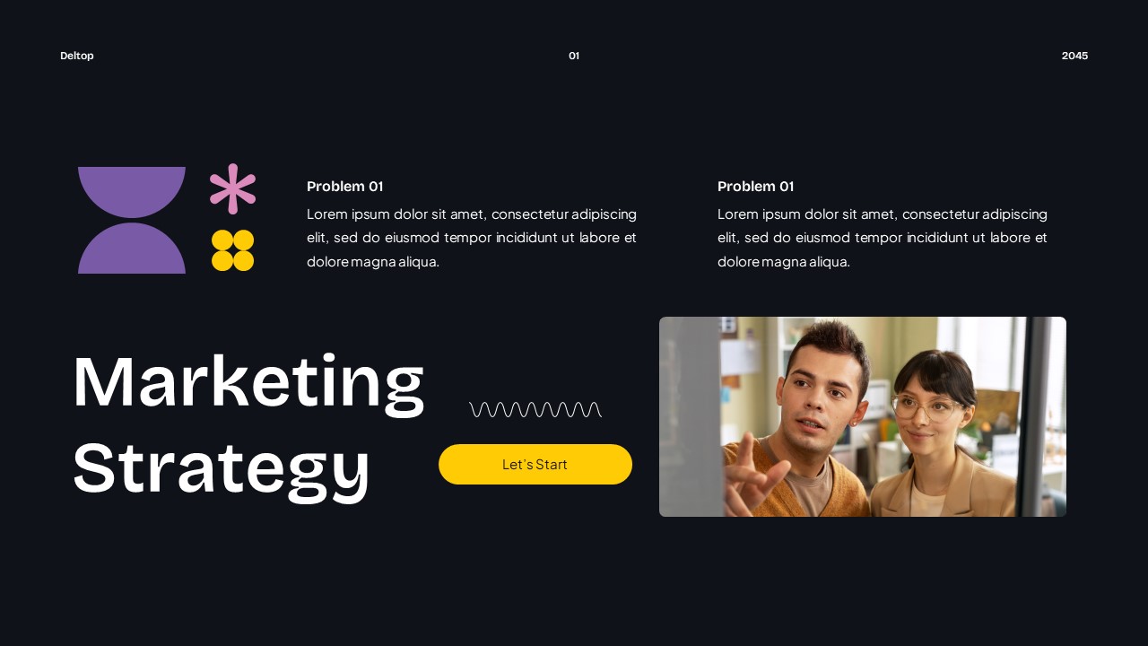 Purple Colorful Modern Creative Agency Presentation, Presentation Templates