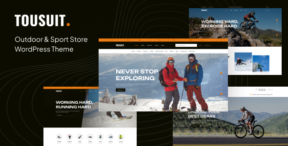 Tousuit - Outdoor & Sport Store WordPress Theme by themelexus | ThemeForest
