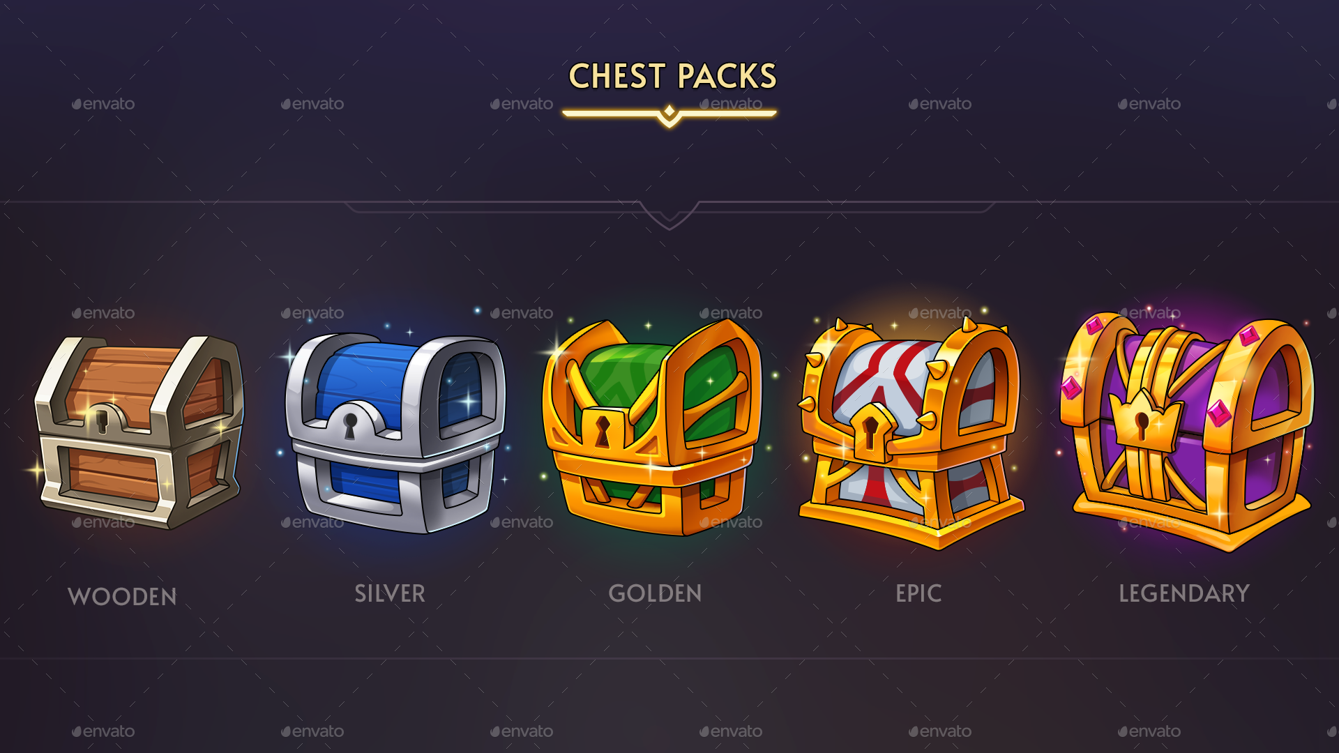 GUI Pro - Fantasy RPG, Game Assets | GraphicRiver