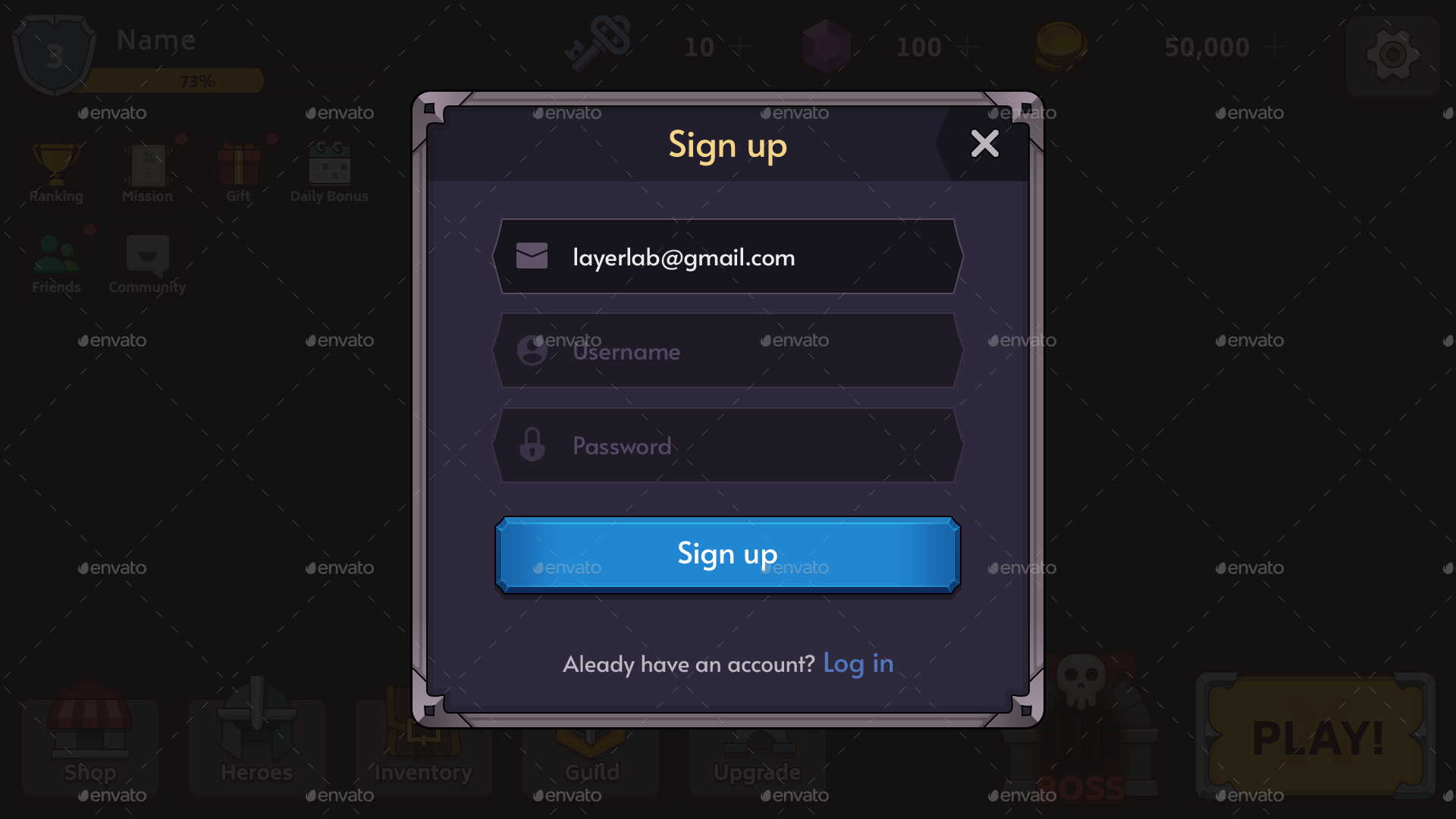 GUI Pro - Fantasy RPG, Game Assets | GraphicRiver