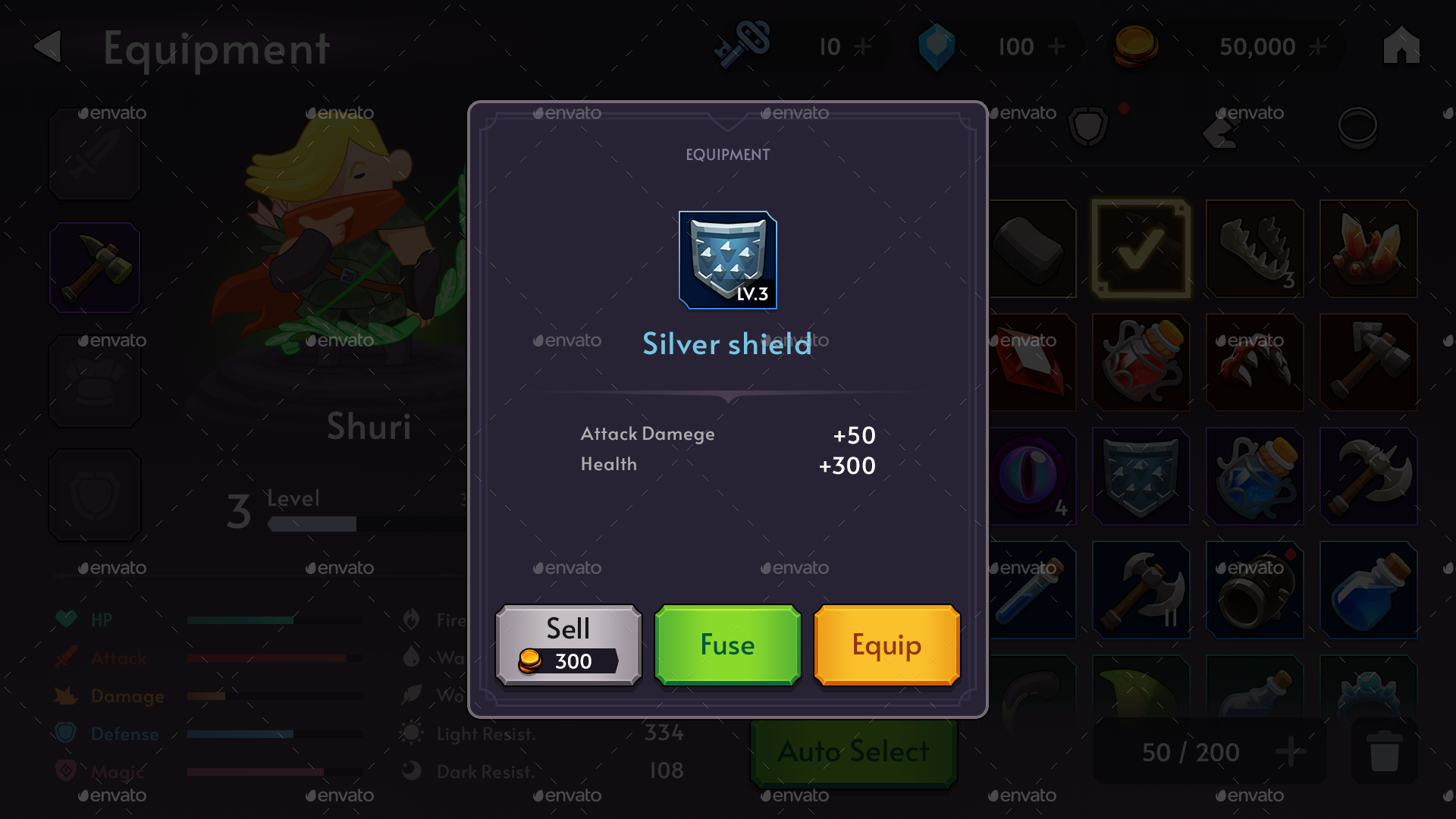 GUI Pro - Fantasy RPG, Game Assets | GraphicRiver