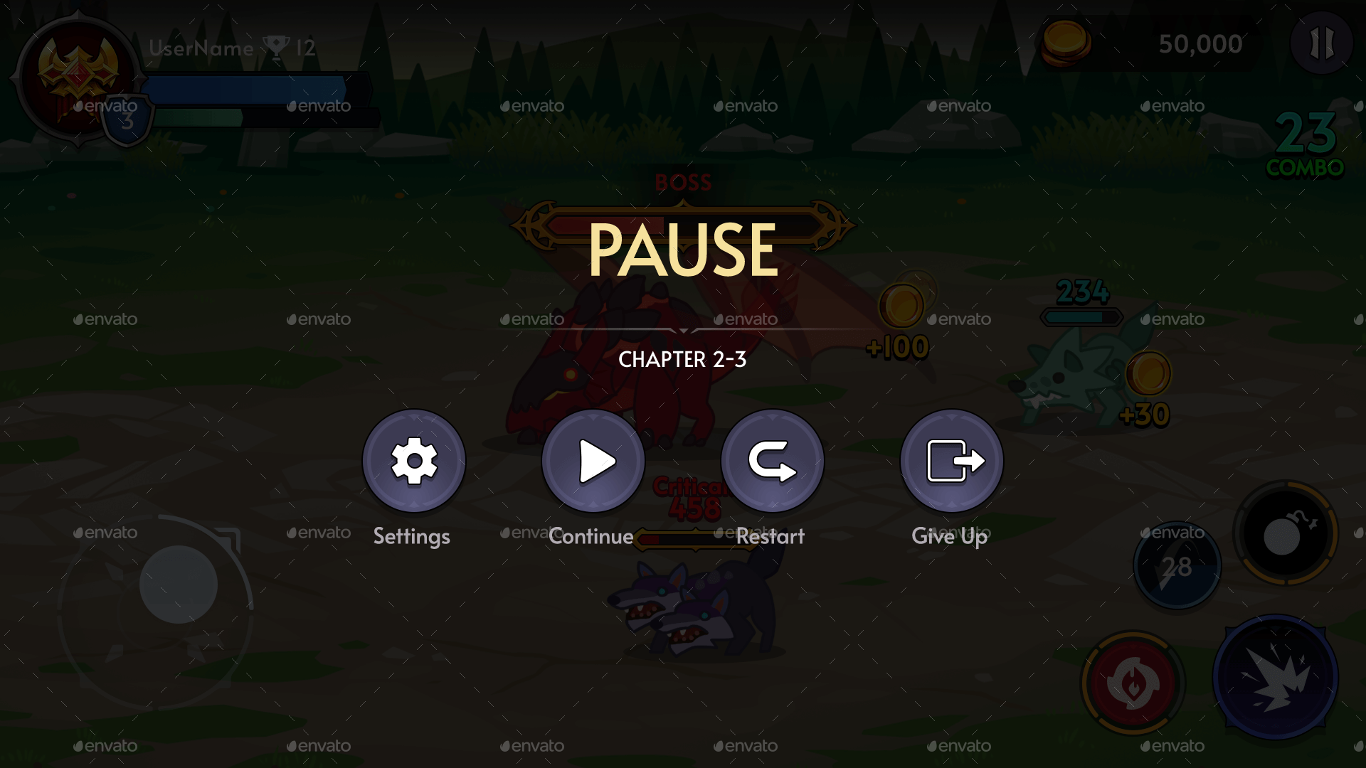 GUI Pro - Fantasy RPG, Game Assets | GraphicRiver