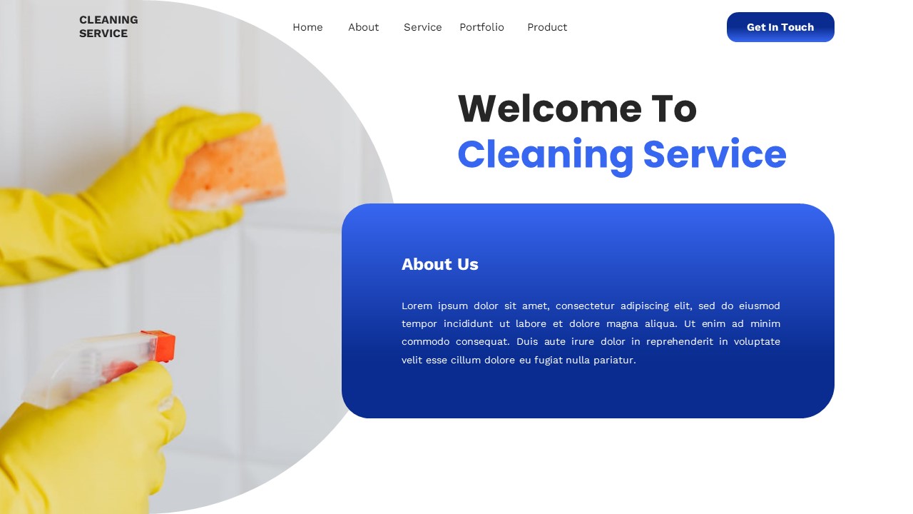 Cleaning Service - Cleaning Powerpoint Templates, Presentation Templates
