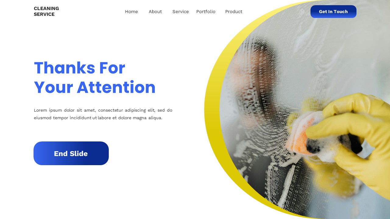 Cleaning Service - Cleaning Powerpoint Templates, Presentation Templates