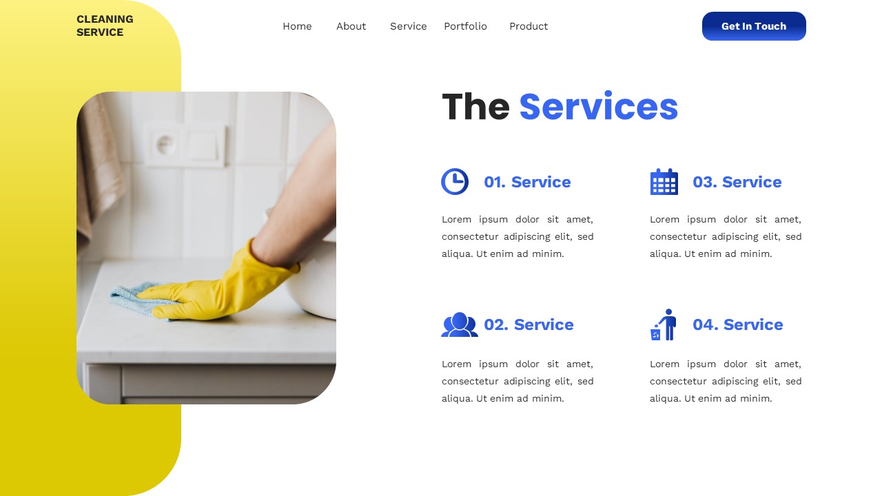 Cleaning Service - Cleaning Powerpoint Templates, Presentation Templates