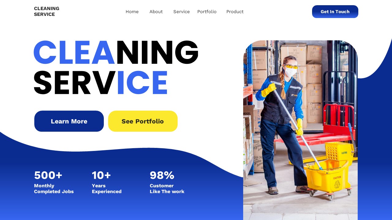 Cleaning Service - Cleaning Keynote Templates, Presentation Templates