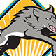 Gray Wolf Jumping Attacking, Vectors | GraphicRiver