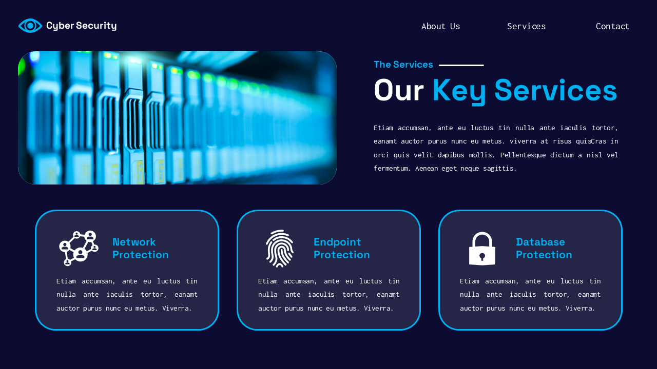 Modern Cyber Security Powerpoint Template, Presentation Templates ...