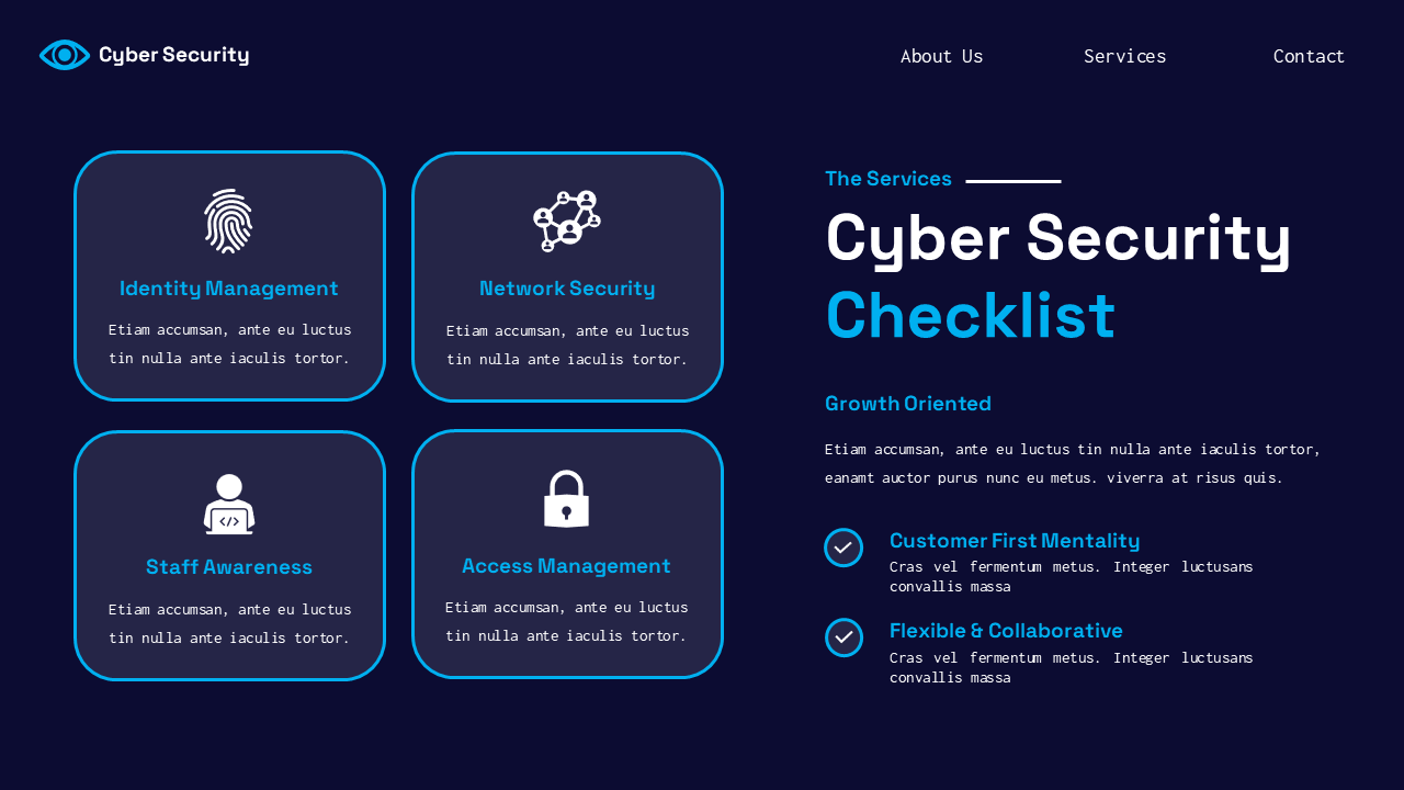Modern Cyber Security Powerpoint Template, Presentation Templates ...