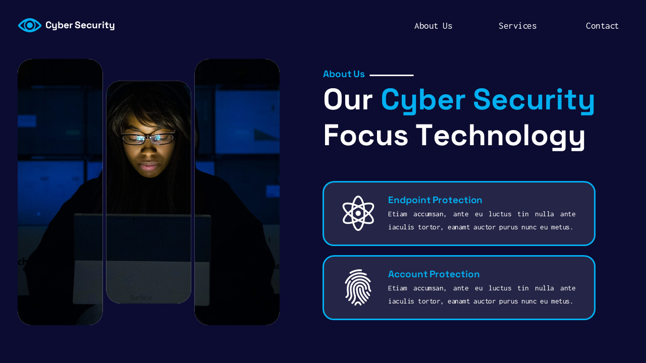 Modern Cyber Security Powerpoint Template, Presentation Templates ...
