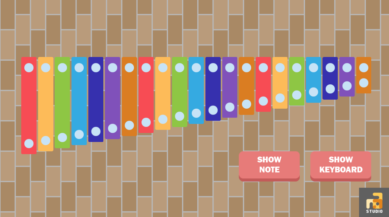 Simple Xylophone - HTML5 Construct 3 by M3AStudio | CodeCanyon