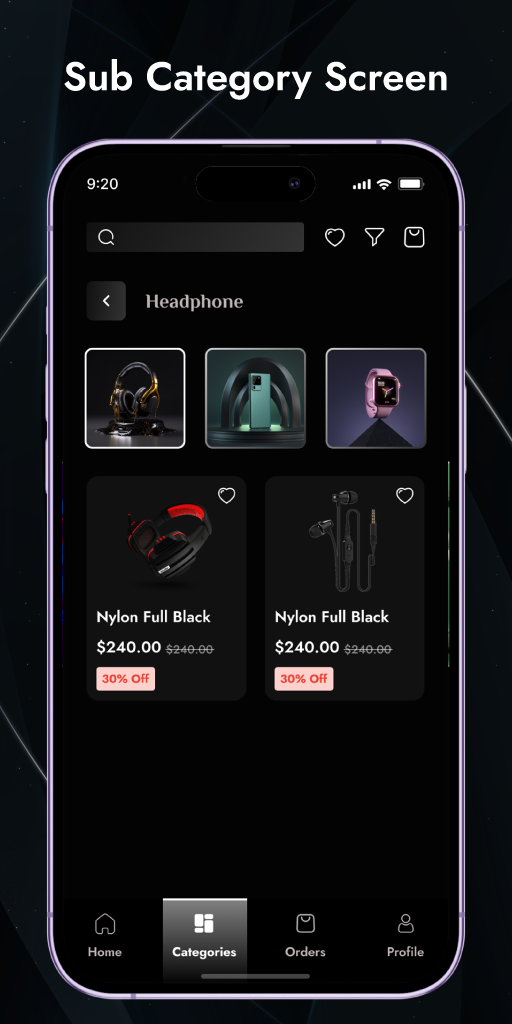 Ecommerce Mobile app and Dashboard for Electronic Store Using Flutter ...