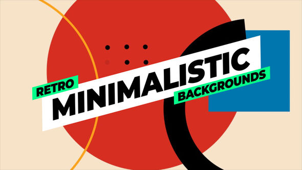 Geometric Retro Backgrounds, After Effects Project Files | VideoHive