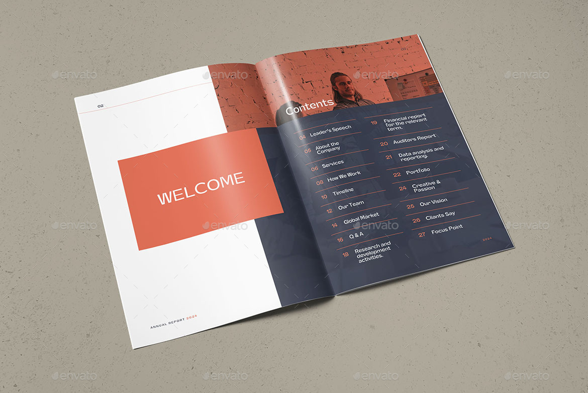 Annual Report 2024, Print Templates | GraphicRiver