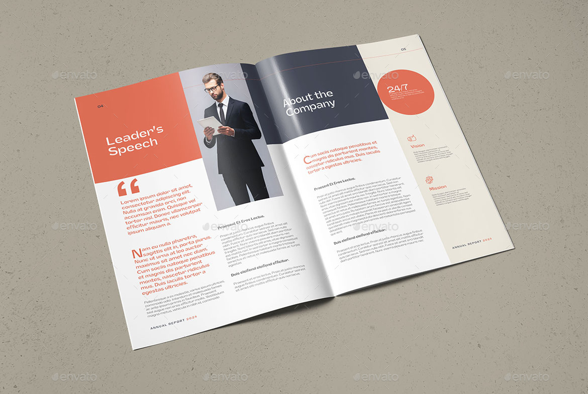 Annual Report 2024, Print Templates | GraphicRiver