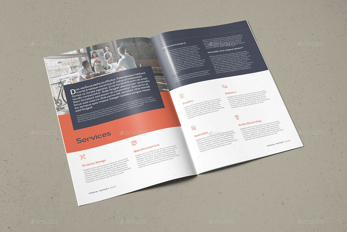 Annual Report 2024, Print Templates | GraphicRiver