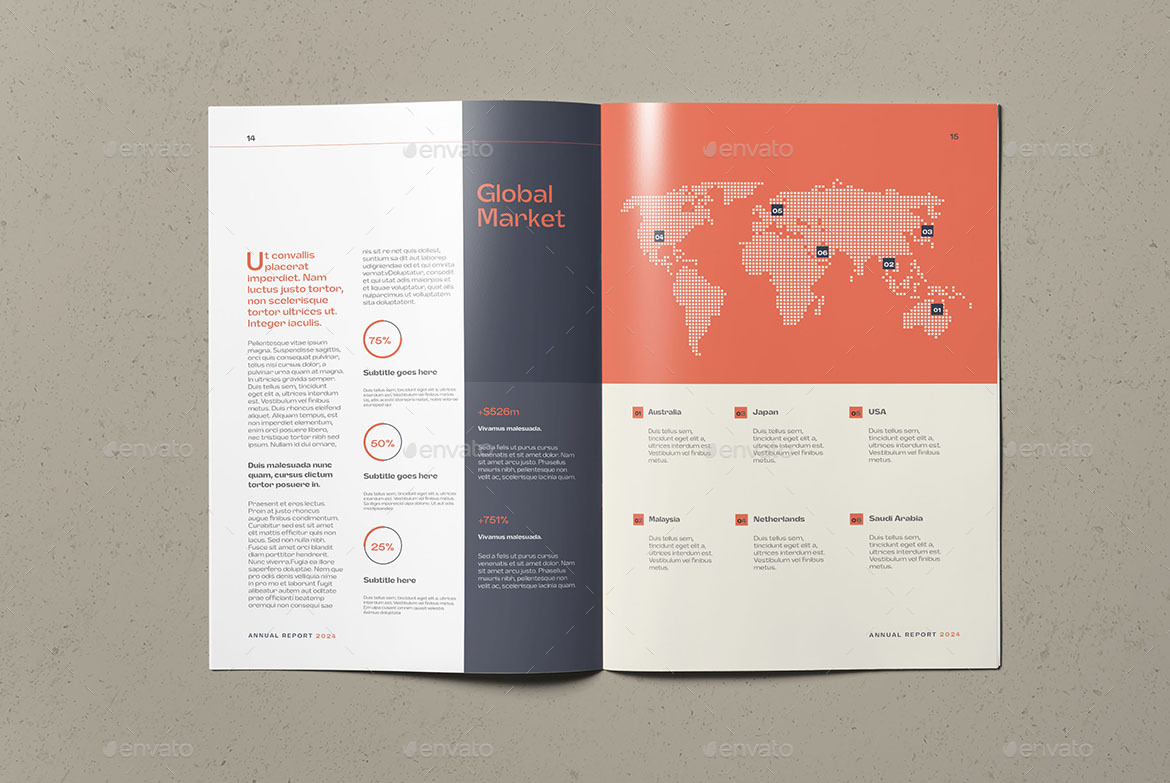 Annual Report 2024, Print Templates | GraphicRiver