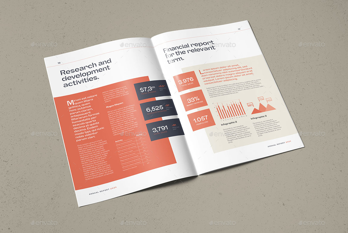 Annual Report 2024, Print Templates | GraphicRiver
