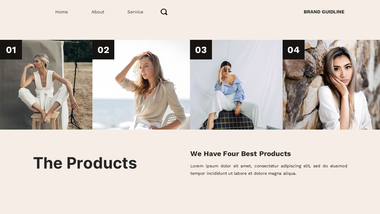 Brand Guidline - Fashion Powerpoint Templates, Presentation Templates