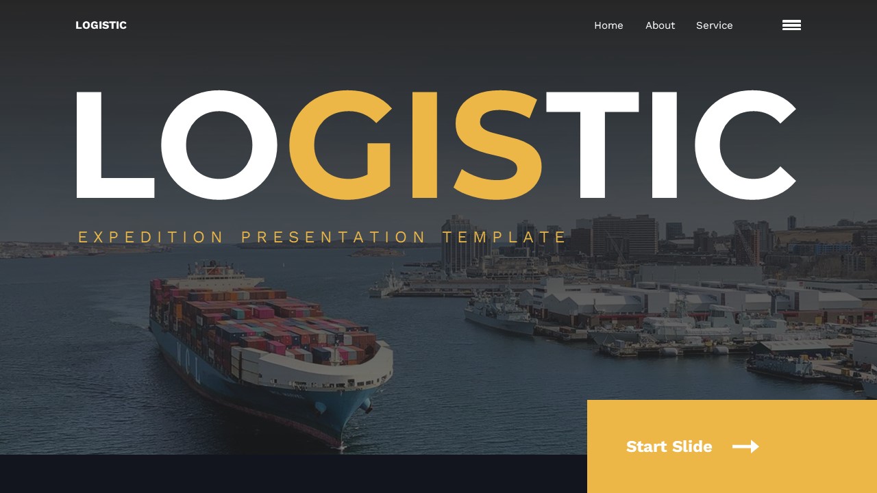 Logistic - Expedition Powerpoint Templates, Presentation Templates