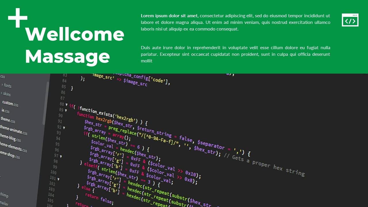 Code - Programming PowerPoint Template, Presentation Templates ...