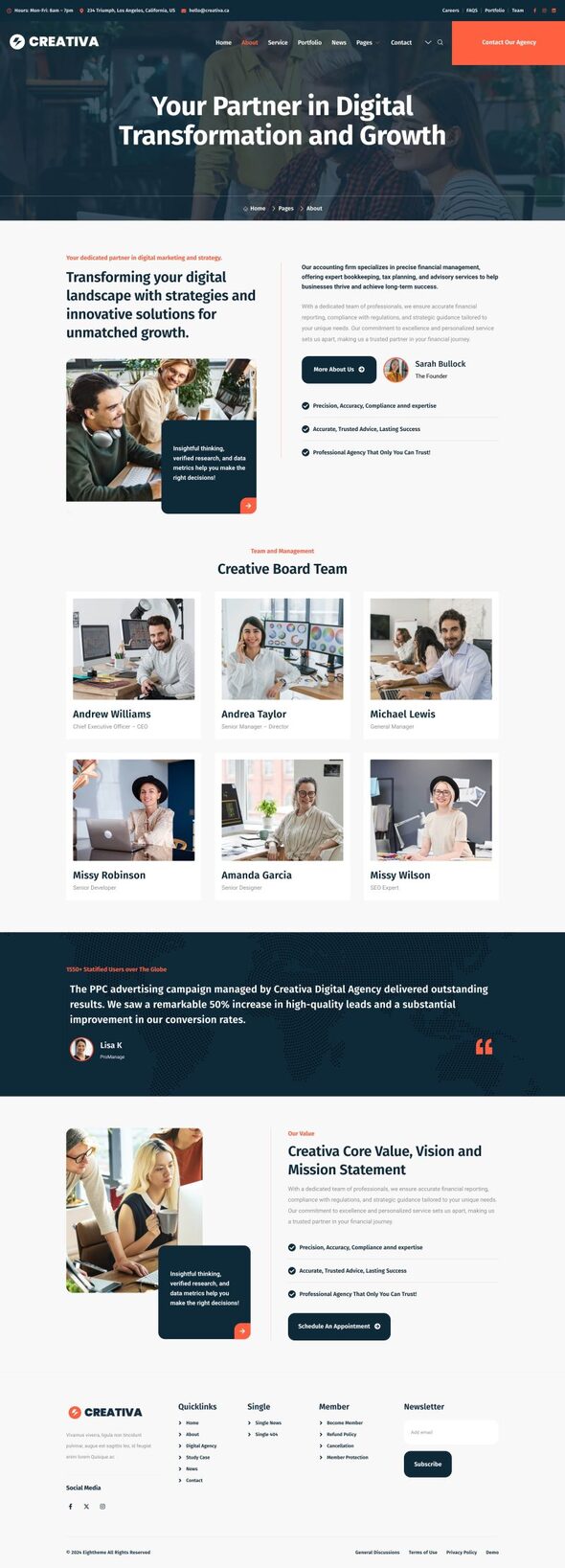Creativa - Digital Agency Elementor Template Kit by Design_8 | ThemeForest