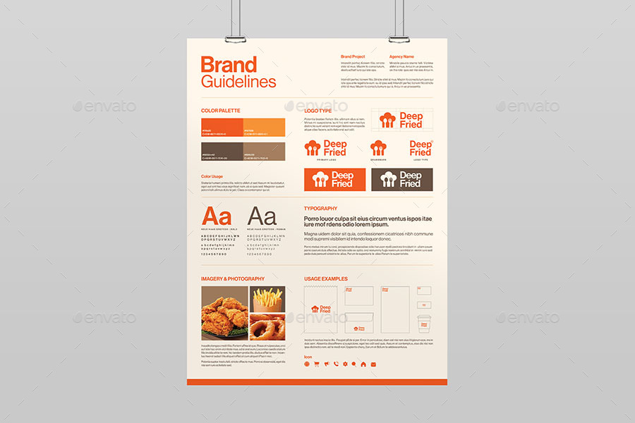 Brand Guidelines Poster Template, Print Templates | GraphicRiver