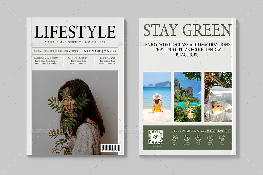 Lifestyle Magazine Template, Print Templates | GraphicRiver