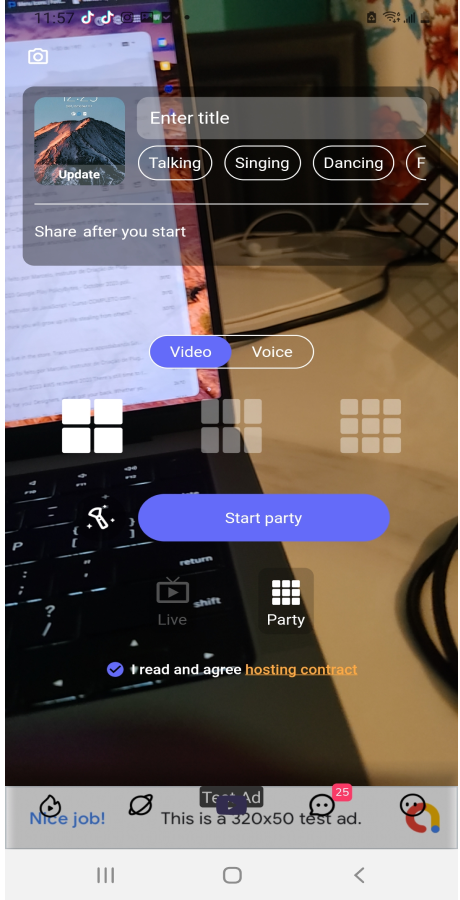 Trace social network with Live Streaming, PK battles, Chat room, Agency ...