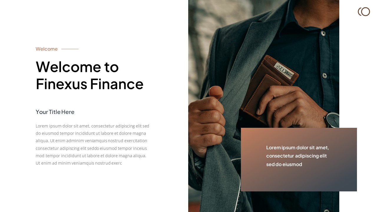 Finexus - Bank & Finance PowerPoint Template, Presentation Templates