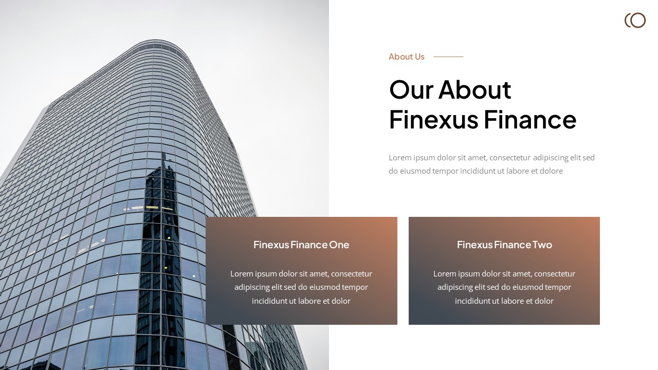Finexus - Bank & Finance PowerPoint Template, Presentation Templates