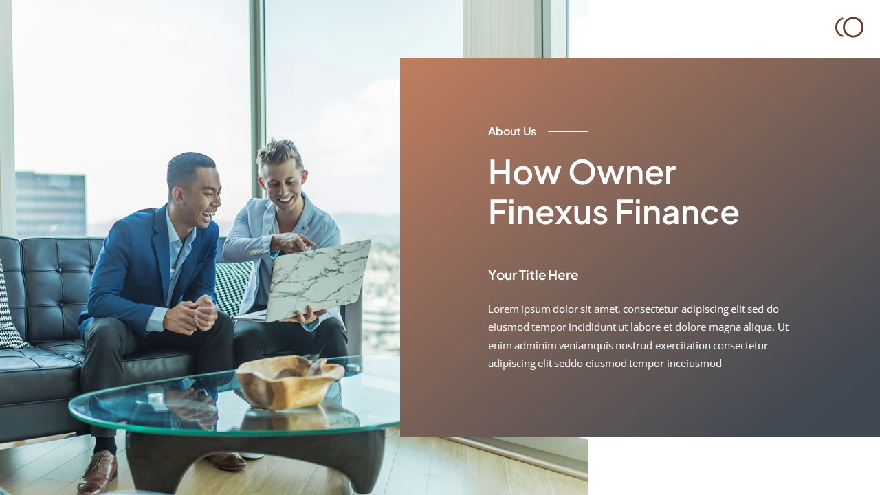 Finexus - Bank & Finance PowerPoint Template, Presentation Templates