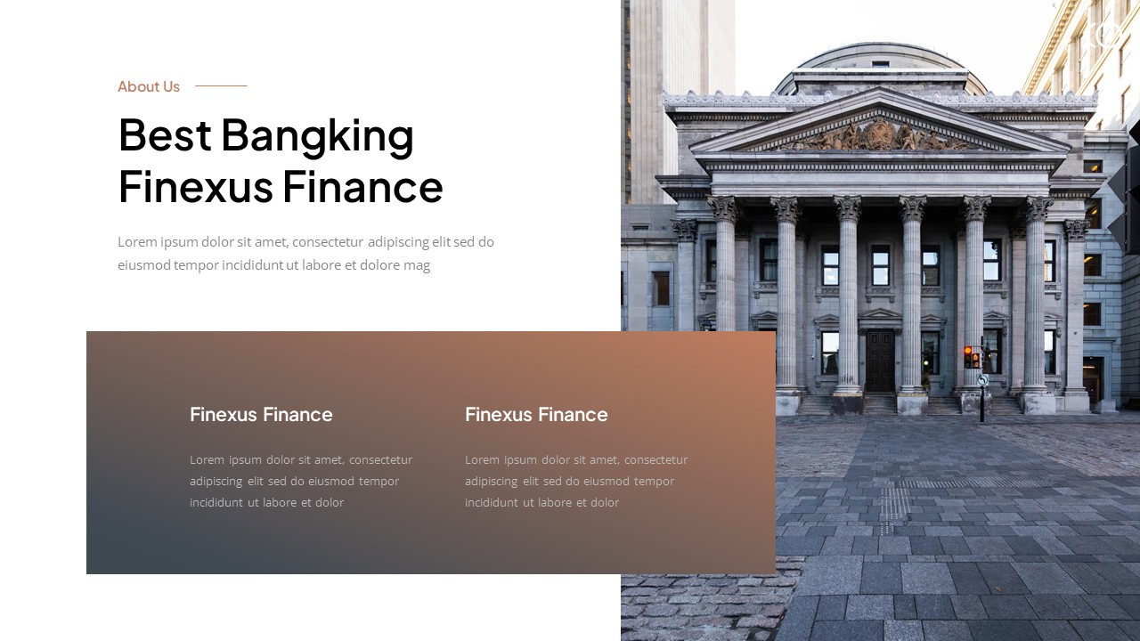 Finexus - Bank & Finance PowerPoint Template, Presentation Templates