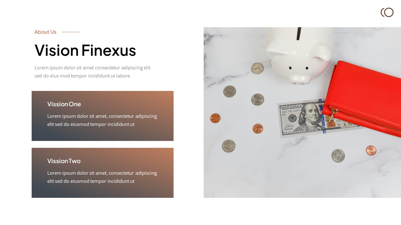 Finexus - Bank & Finance PowerPoint Template, Presentation Templates