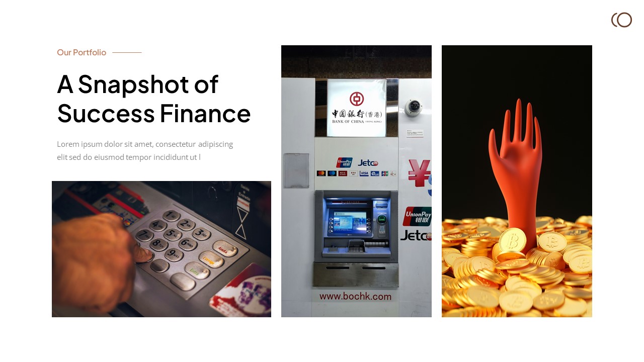 Finexus - Bank & Finance PowerPoint Template, Presentation Templates