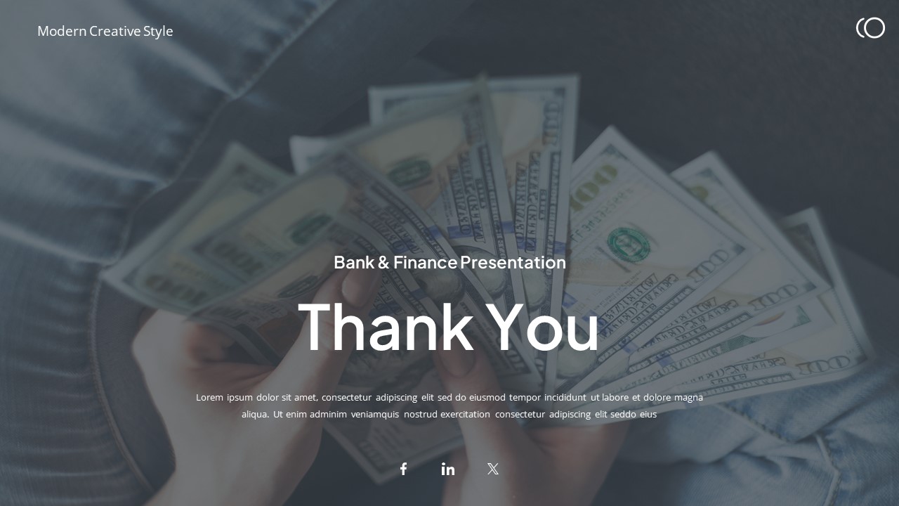 Finexus - Bank & Finance PowerPoint Template, Presentation Templates